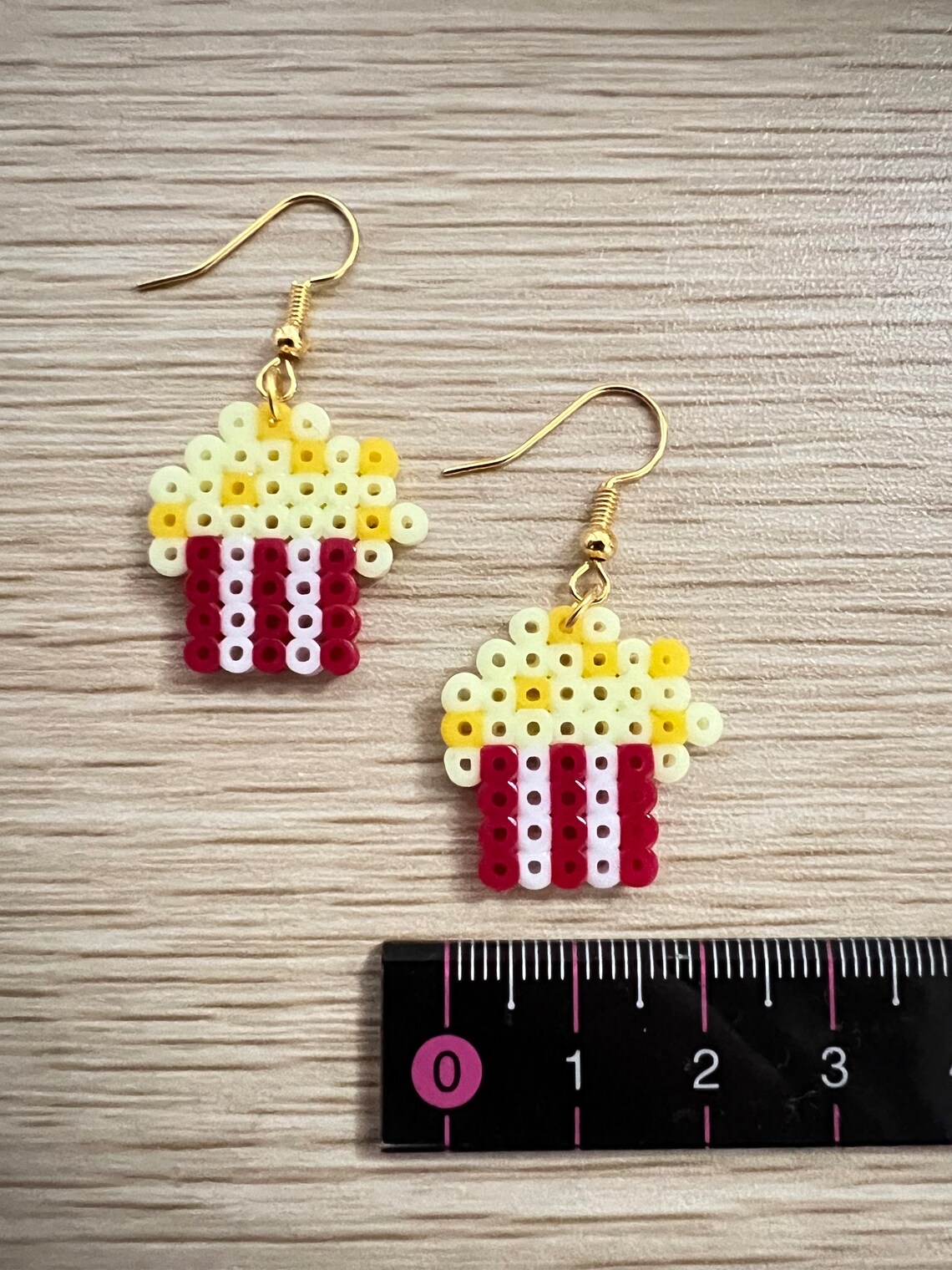 Popcorn Fuse Beads Earrings | Beads Earrings | Popcorn Earrings | Fuse ...