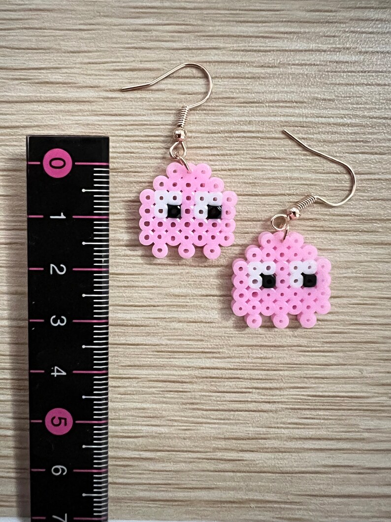 Pac-man Fuse Beads Earrings | Beads Earrings | Pac-man Earrings | Fuse ...