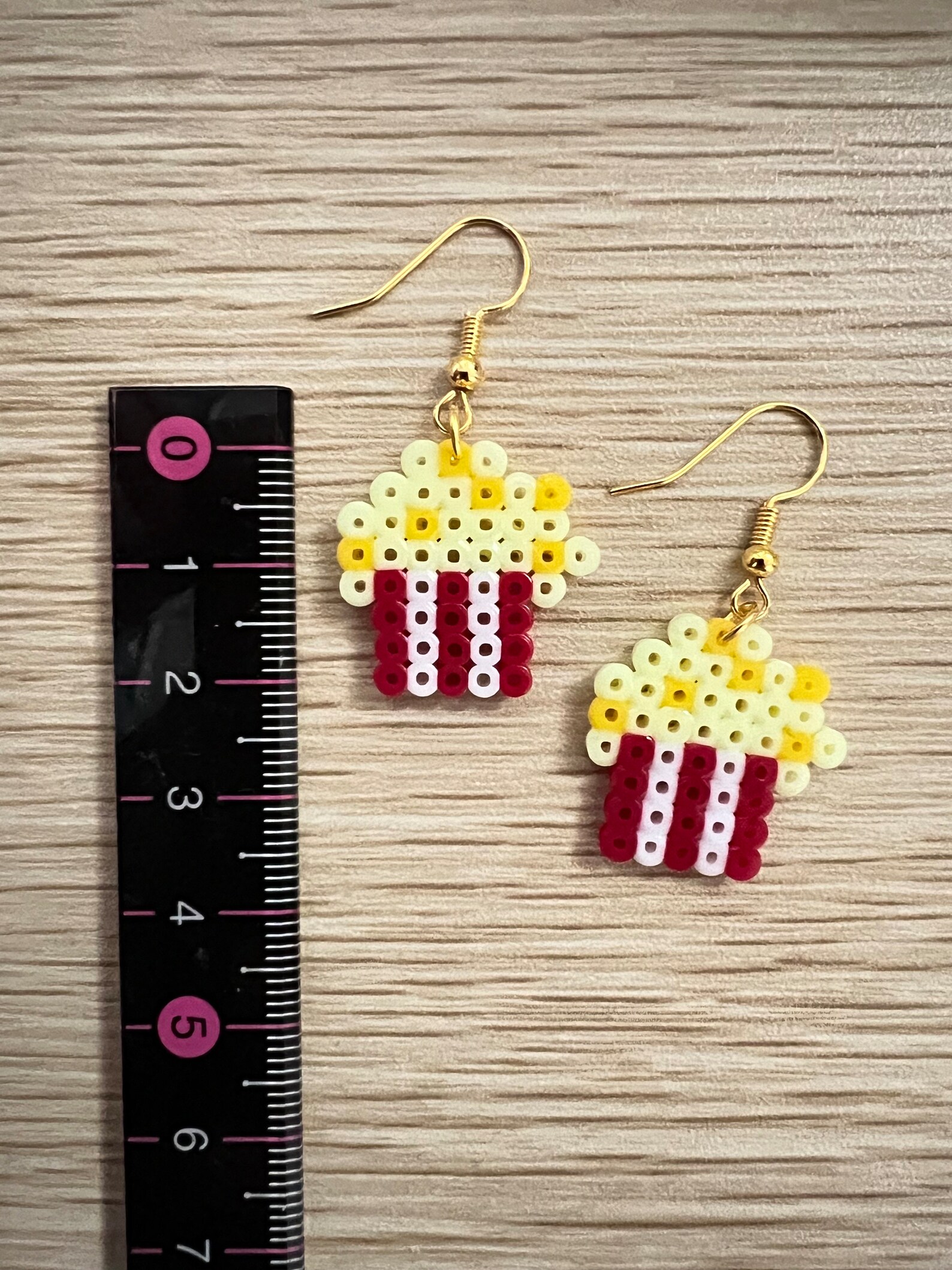 Popcorn Fuse Beads Earrings | Beads Earrings | Popcorn Earrings | Fuse ...
