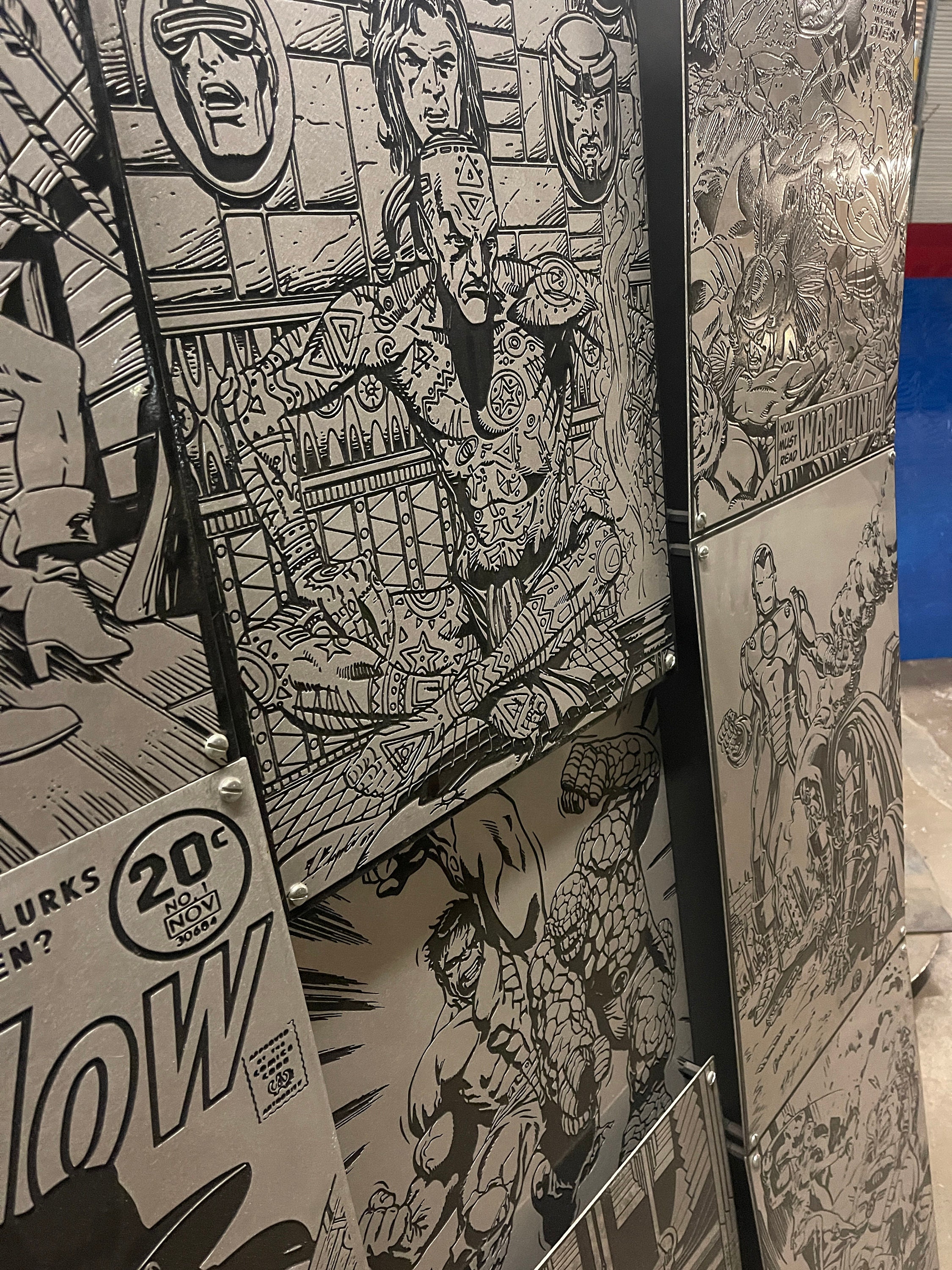 Engraved Aluminum Comic Book Art Cover Display - Etsy