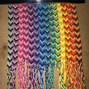 Customizable Chevron Friendship Bracelets! - Etsy