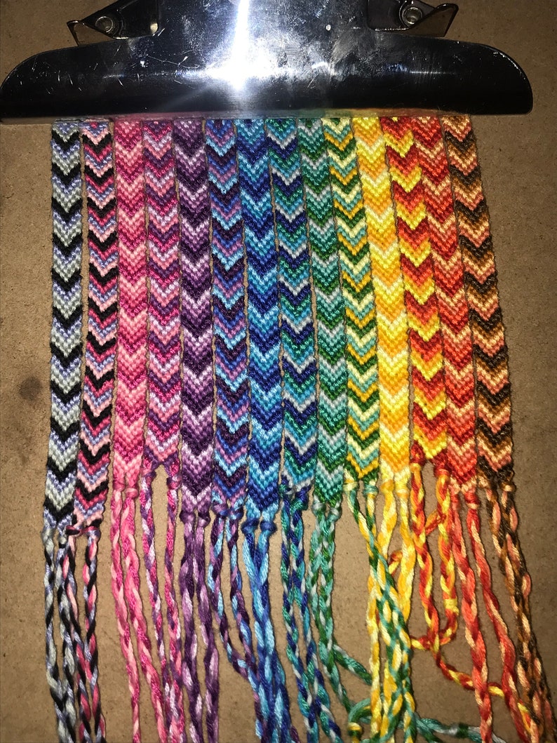 Customizable Chevron Friendship Bracelets! - Etsy
