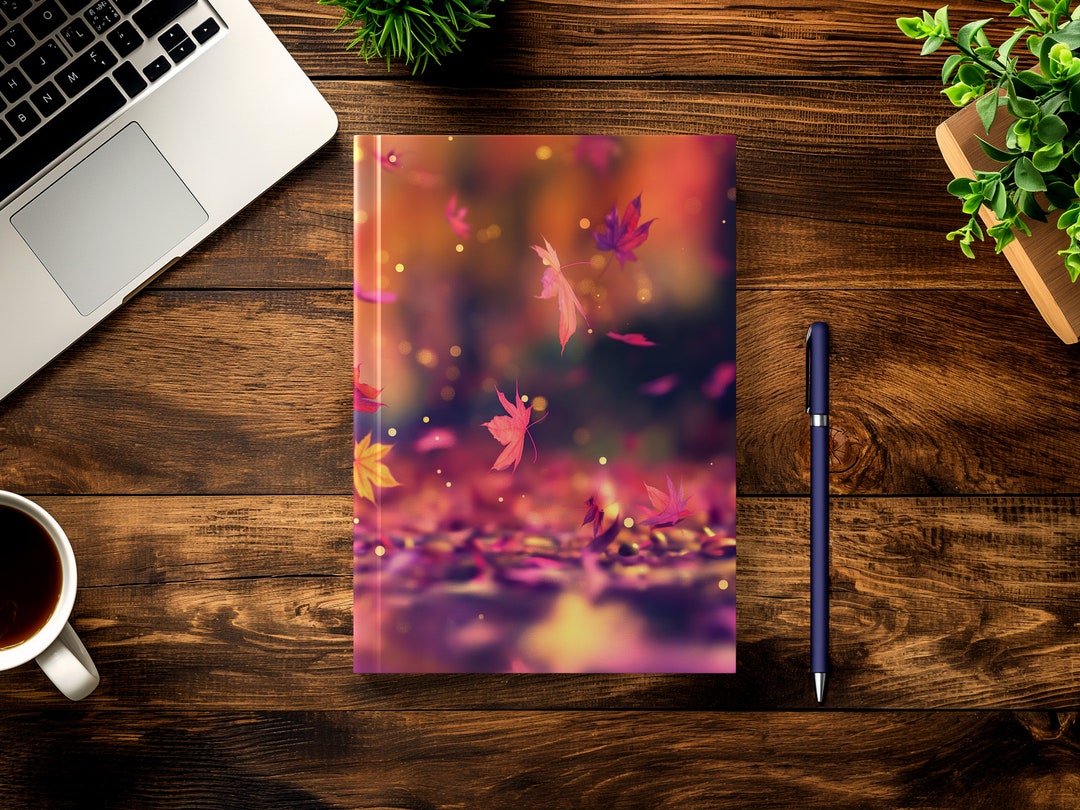Autumn Leaves Matte Hardcover Journal | Gifts for Writers | Nature ...