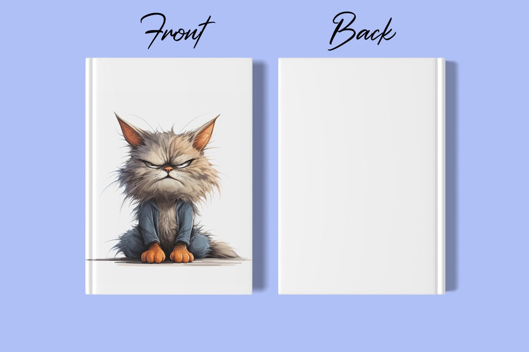 Grumpy Cat Matte Hardcover Journal | Gifts for Writers | Animal Lover ...