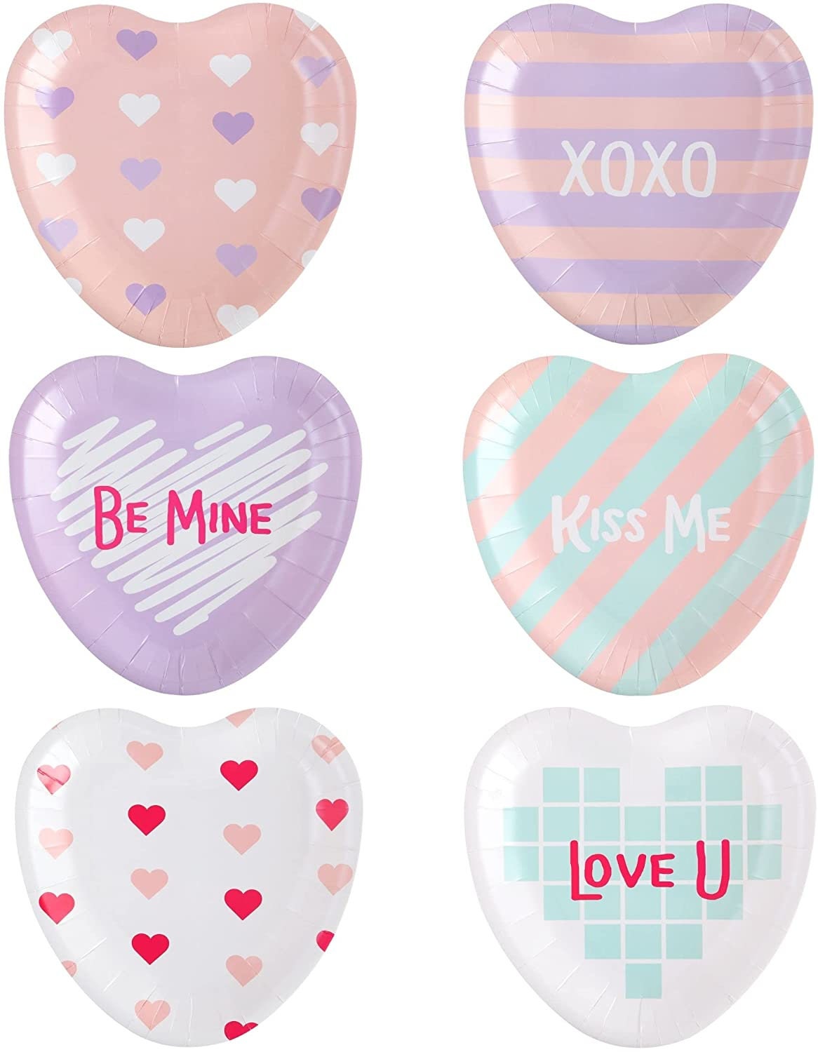 Be My Valentine Hearts Mini Ceramic Plates - Etsy