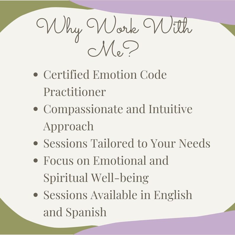Emotion Code Session Release Trapped Emotions for Emotional Healing and Balance - Etsy