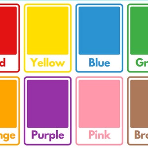 Toddler Pintables Numbers, Shapes, Colors, and Seasons - Etsy