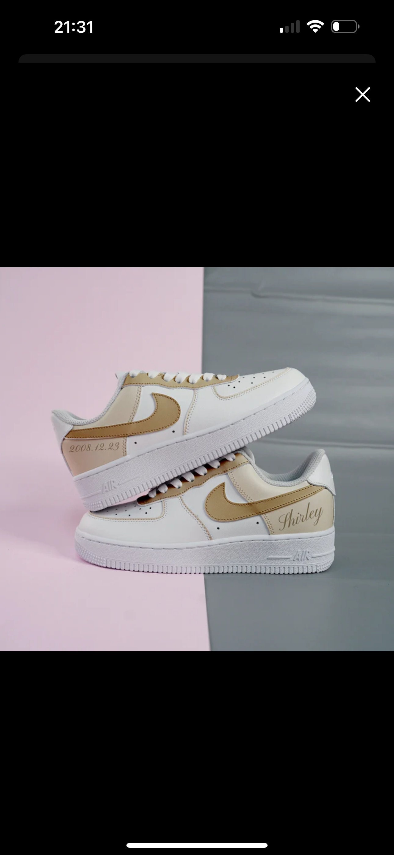 Nike Air Force 1 Custom - Etsy