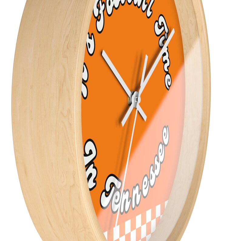 Tennessee Football Clock Tennessee Decor Wall Clock 10 - Etsy