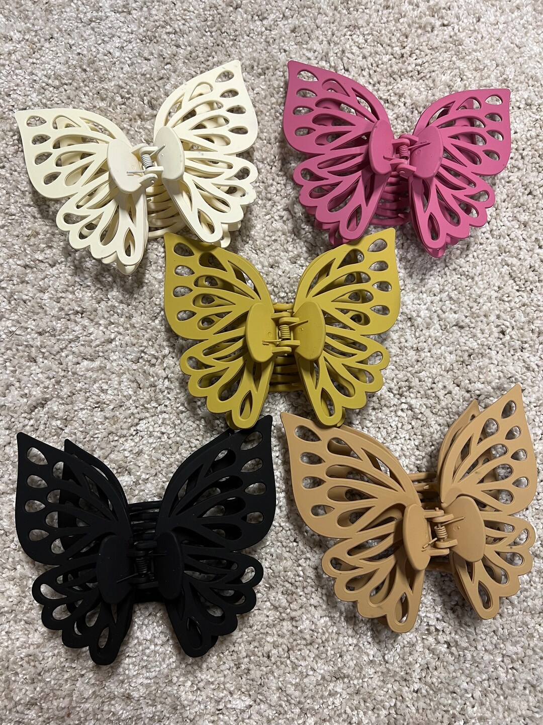 Large Butterfly Hair Clips, Cute Hair Styles, Butterfly Accessories ...