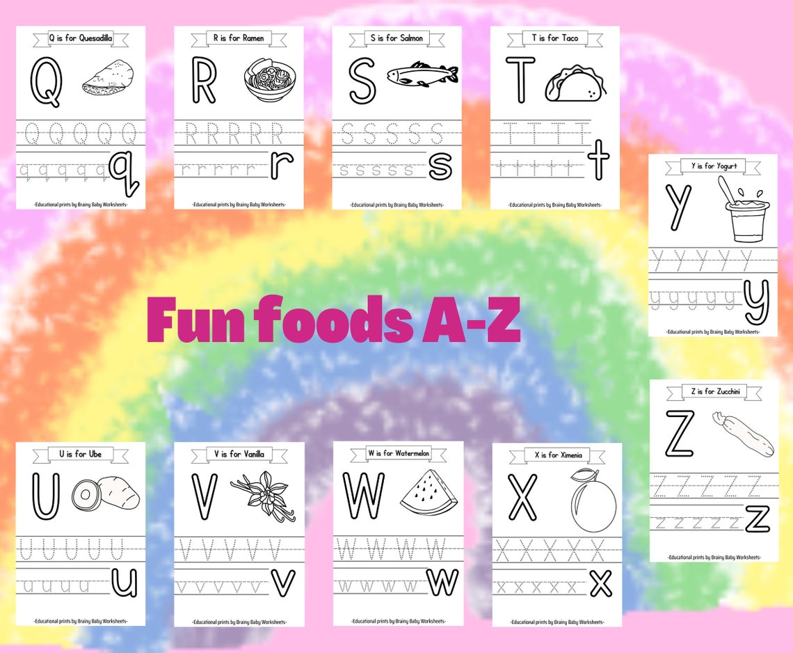 Alphabet Practice Worksheets, Trace and Color, Preschool Worksheets ...