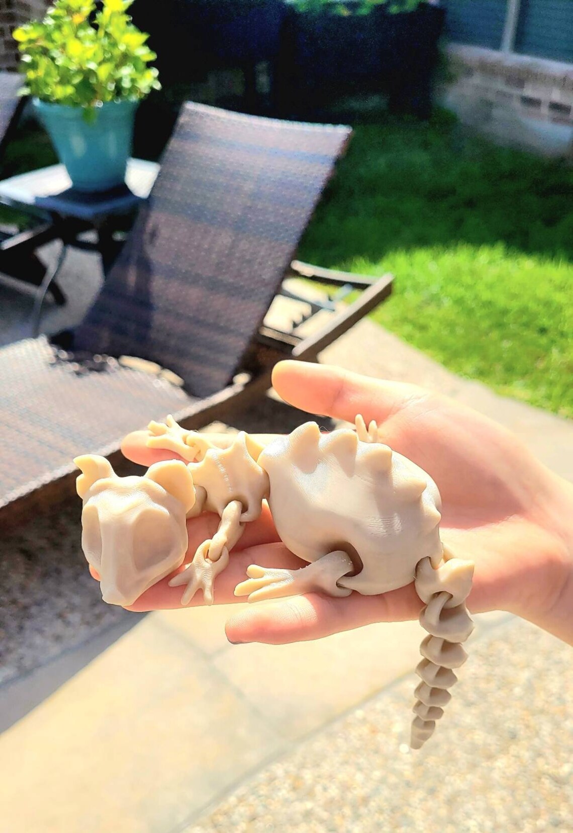 3D Printed Bone Rat Articulated Fidget Toy. - Etsy