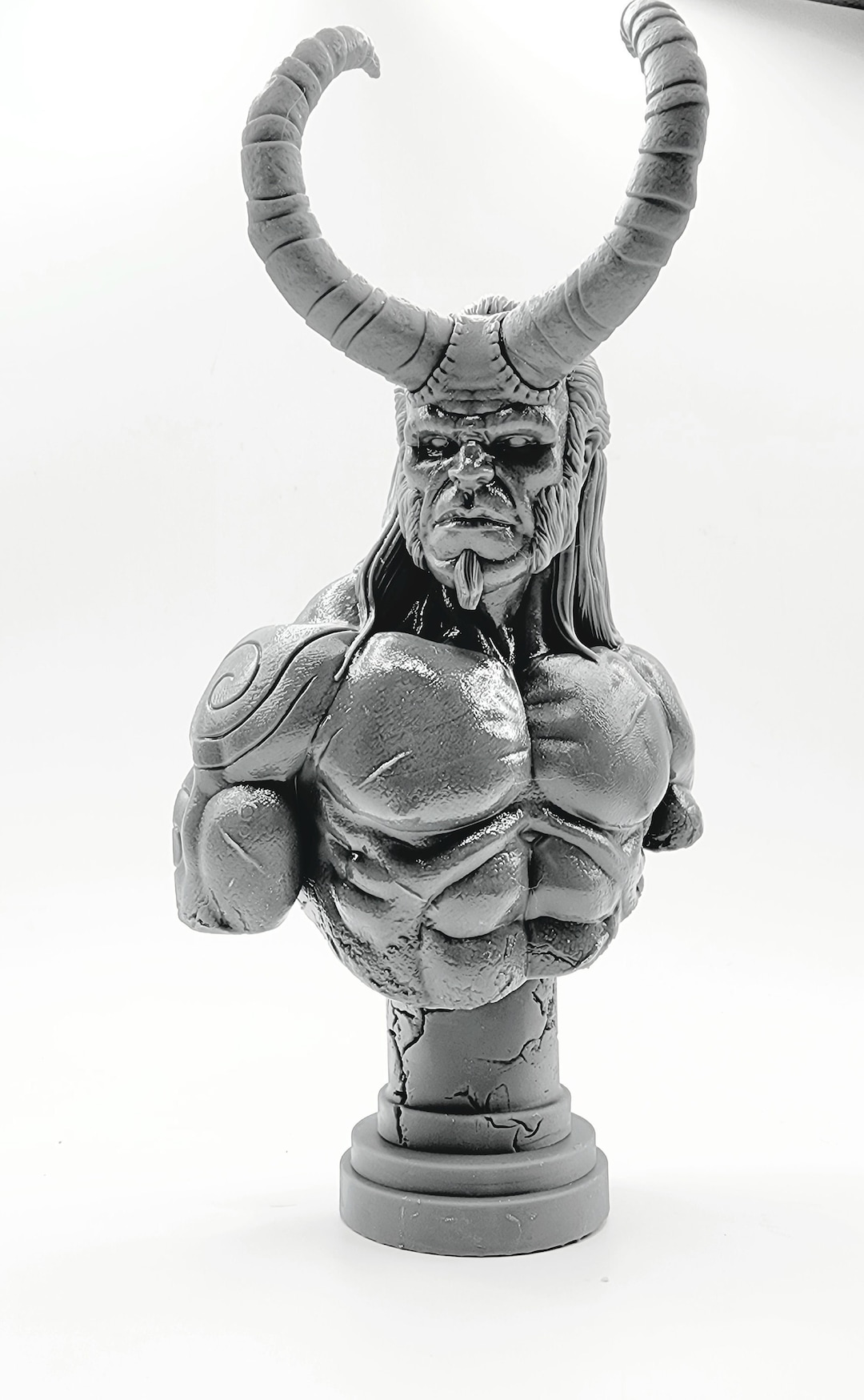 3D 14k Resin Printed Hellboy Bust. Desktop Decoration. - Etsy