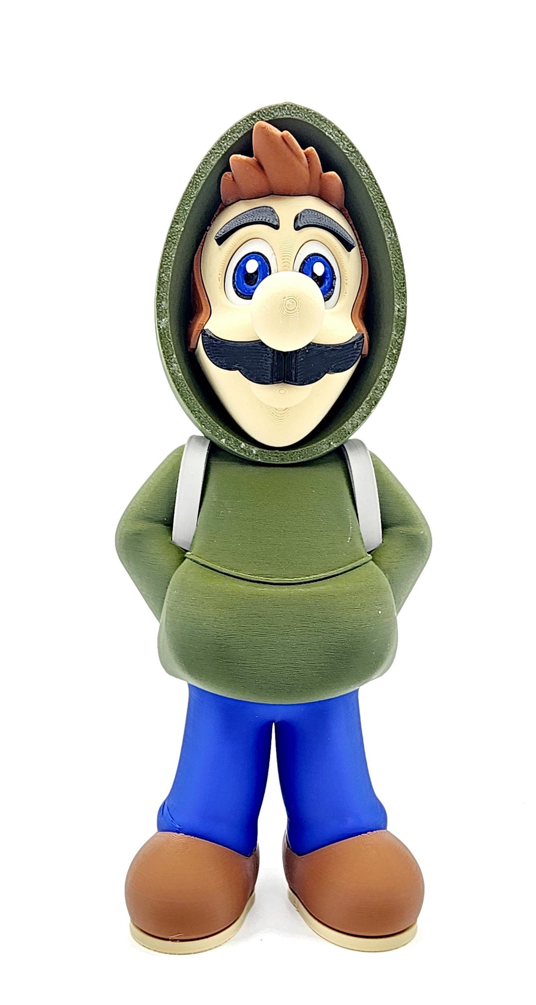 3D Printed Backpack Luigi Desk Toy, Decoration, Statue. - Etsy