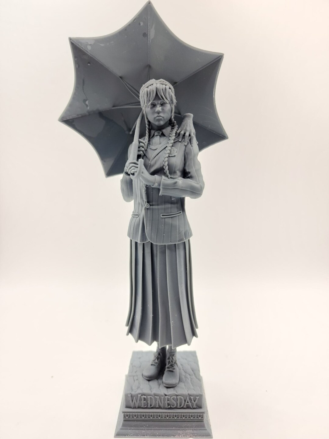 3D Resin Printed Wednesday Statue. Fan Art. - Etsy