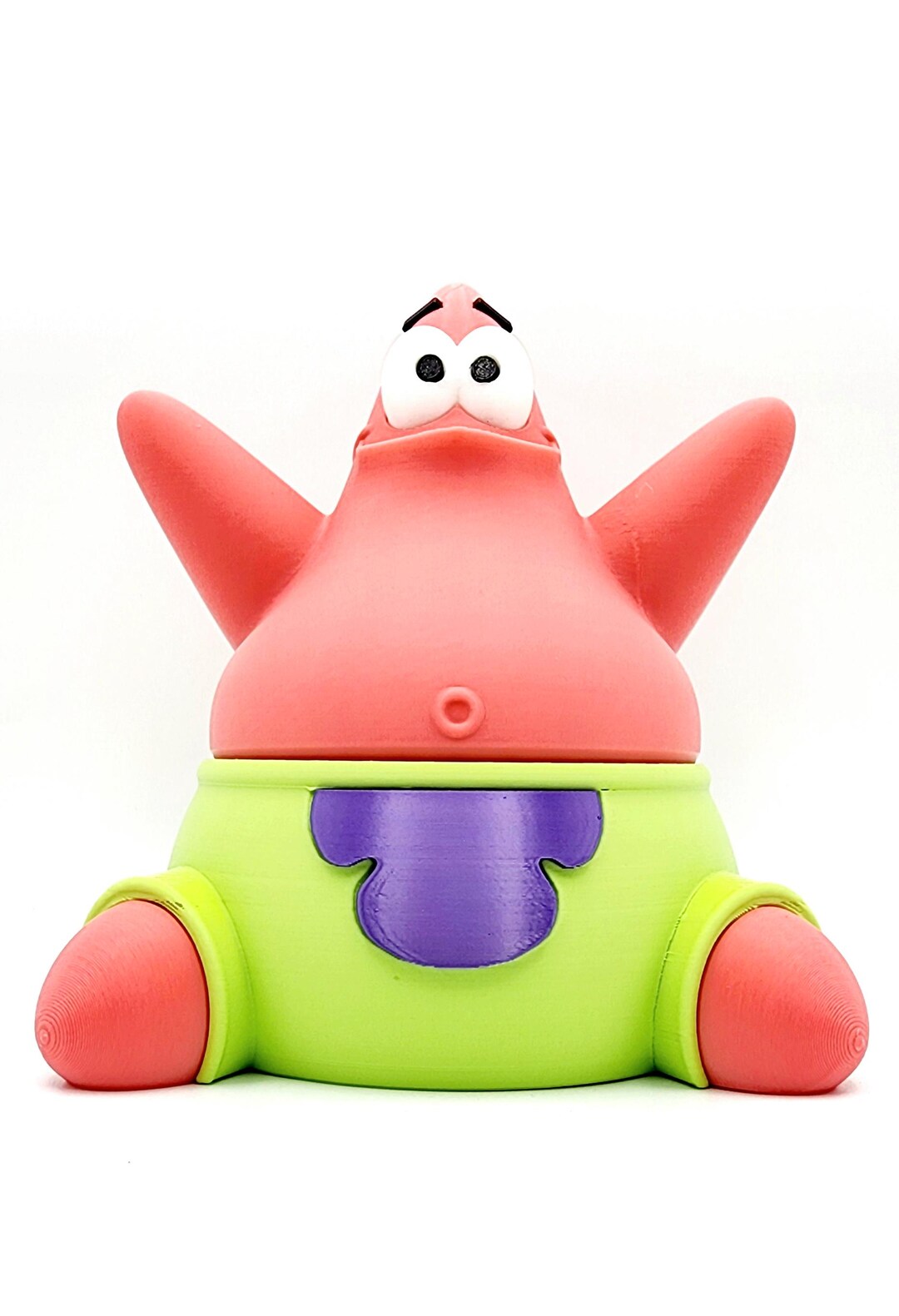 Patrick Star 3D Printed Container – Cute Cartoon Storage Box – Funny ...