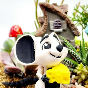 Adorable Mouse Fidget Toy | 3D Printed Articulated Mouse With Cheese ...