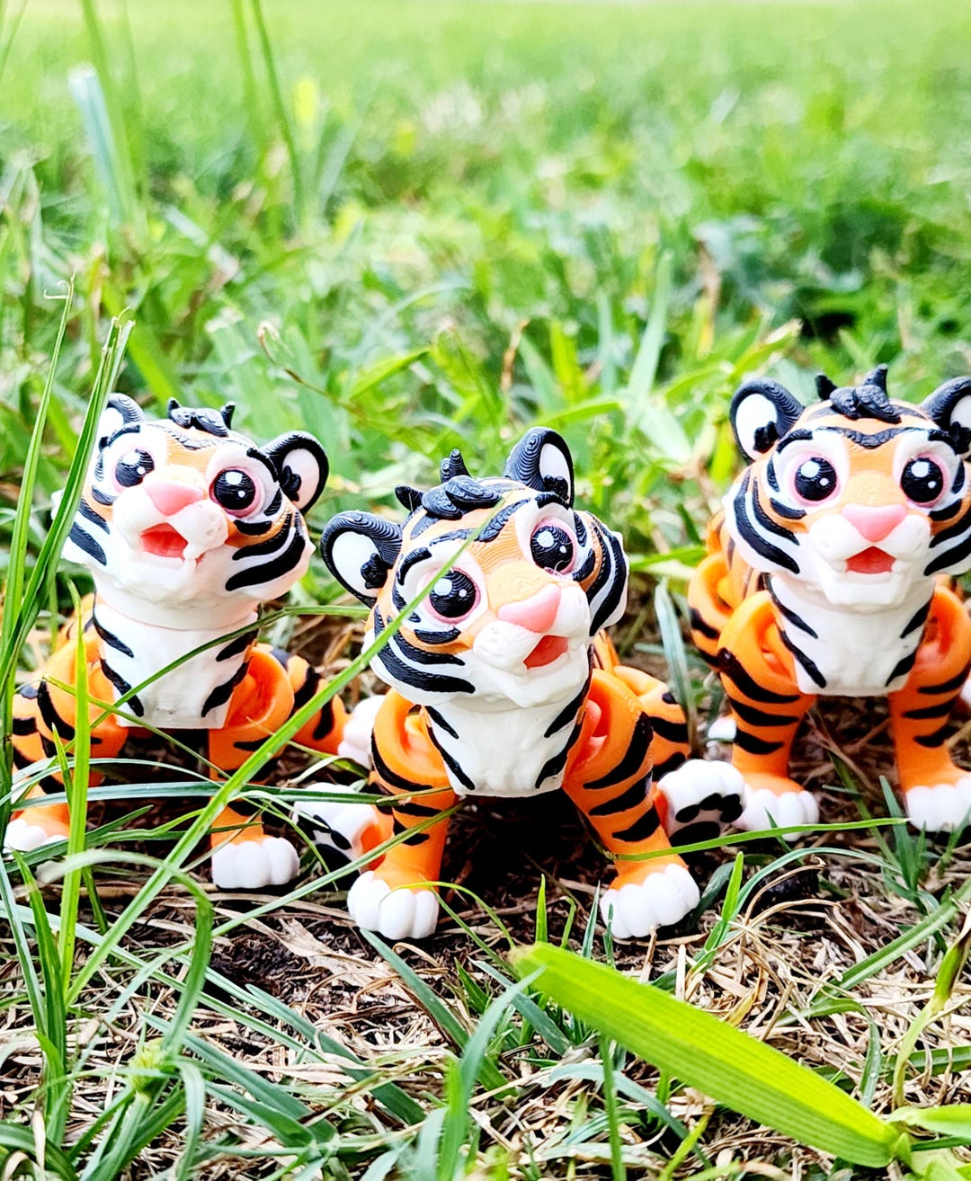 3D Printed Tiger Fidget, Sensory, Desktop Toy. - Etsy