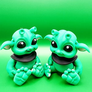 3D Printed Articulated Alien Baby Fidget Sensory Toy. - Etsy