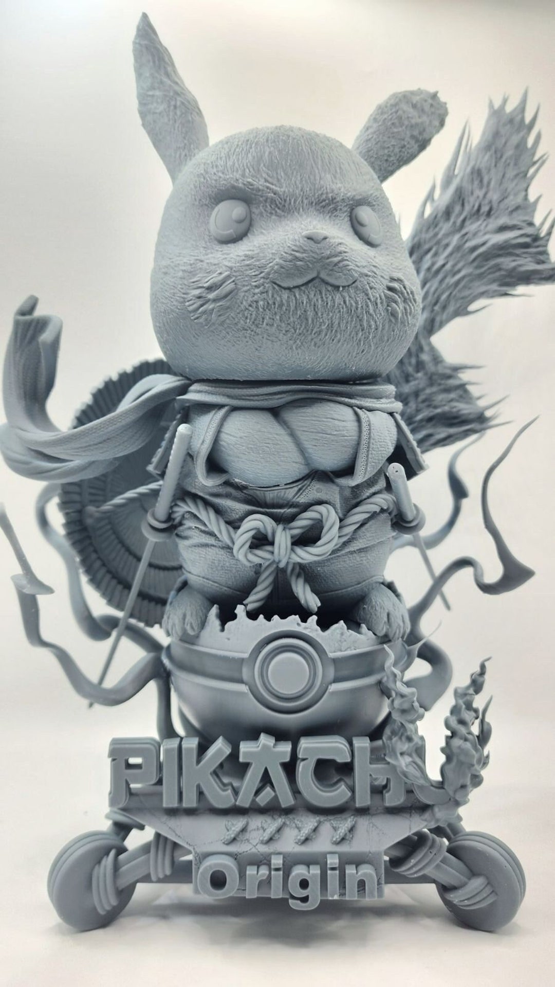 Samurai Pikachu Desktop Decoration. 3D 8k Resinnprinted. - Etsy