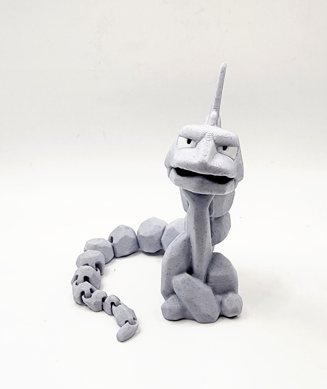 3D Printed Articulated Onix With Articulated Jaw. Fidget, Sensory Toy ...
