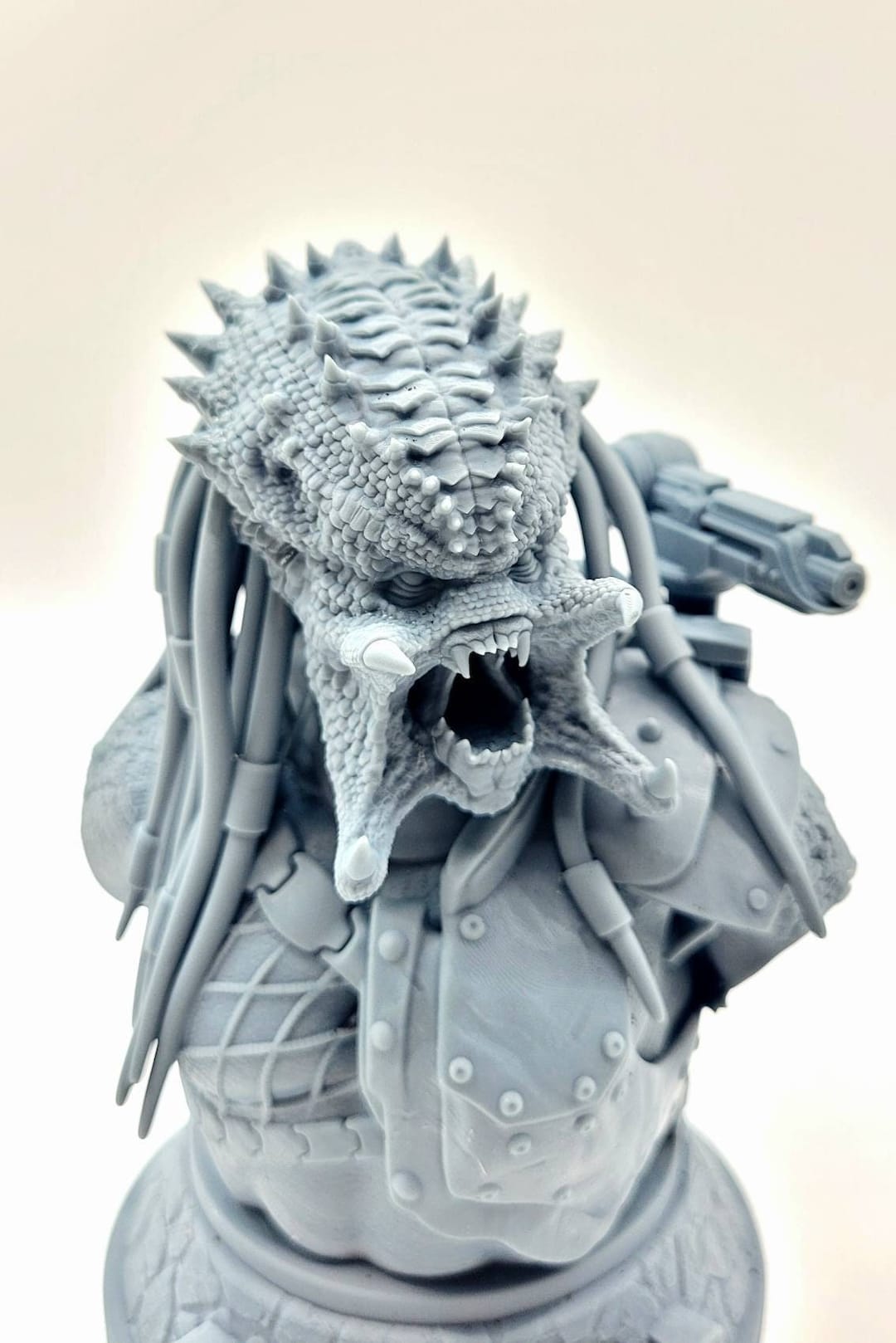 3D 14k Resin Printed Predator With Interchangeable Face! Fan Art Bust ...