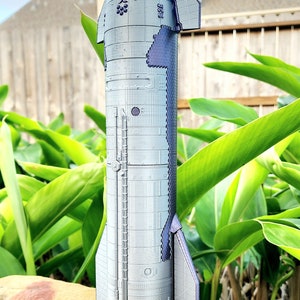 3D Printed Starship S28 Desk Toy, Decoration. - Etsy