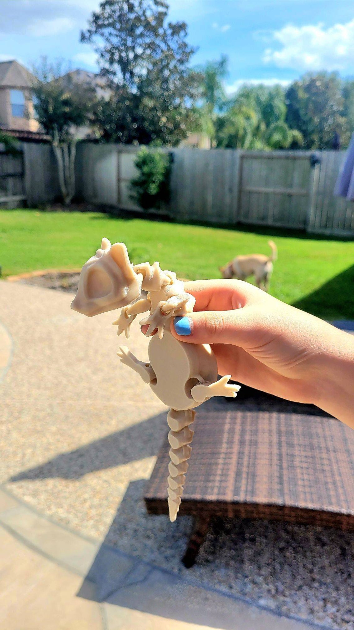 3D Printed Bone Rat Articulated Fidget Toy. - Etsy