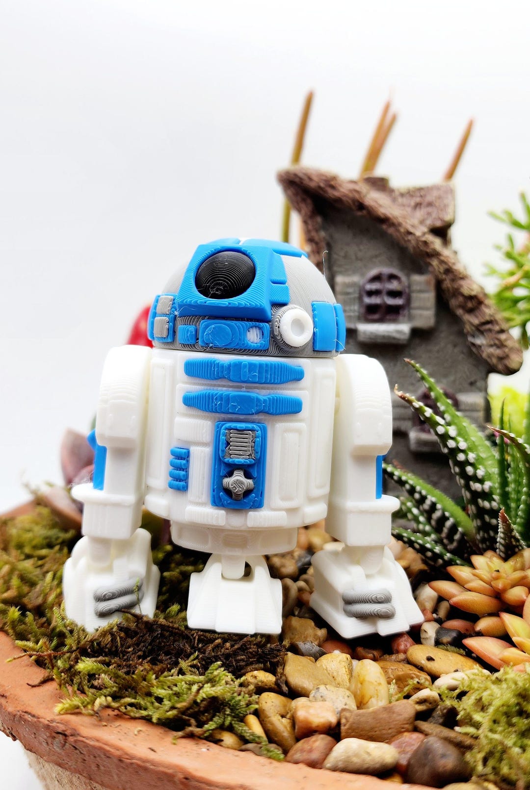 Astro Droid Fidget Toy – 3D Printed Space Robot, Sci-fi Gift, Stress ...