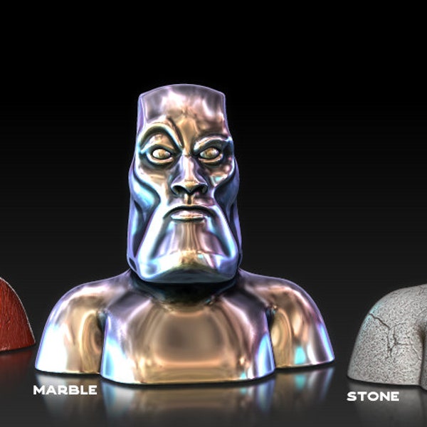 Moai Statue 3d Printed - Etsy