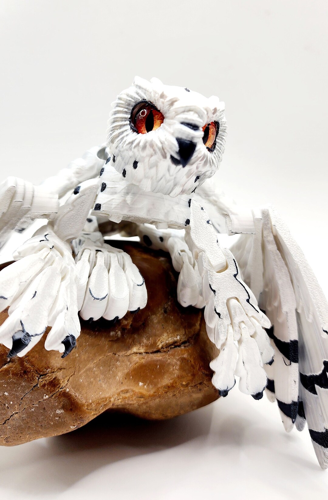 3D Printed Articulated Snow Gryphon Fidget Desk Toy. - Etsy UK