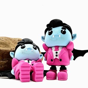 3D Printed Mini Dracula Fidget Sensory Toy. - Etsy