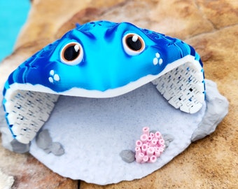 Adorable 3D Printed Articulated Manta Ray - Flexible Marine Toy - Etsy