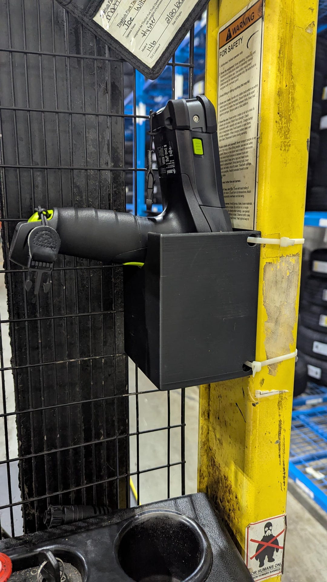 RF Gun Cradle and LP Bins for Picker Style Forktruck - Etsy