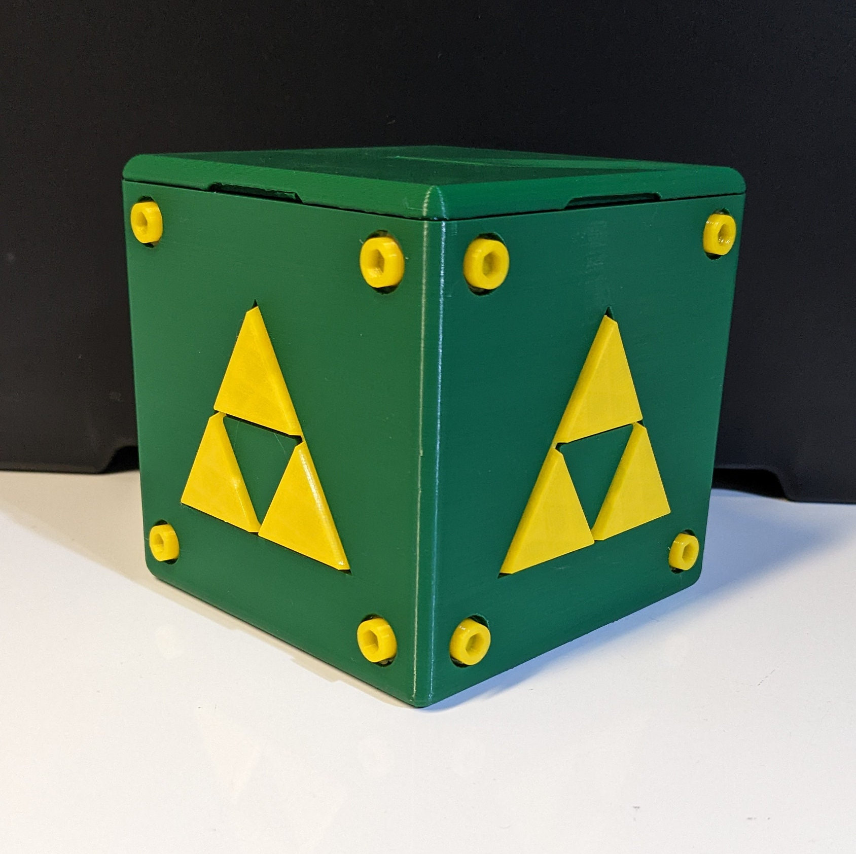 Zelda Triforce Piggy Bank Coin Box Storage Bin - Etsy