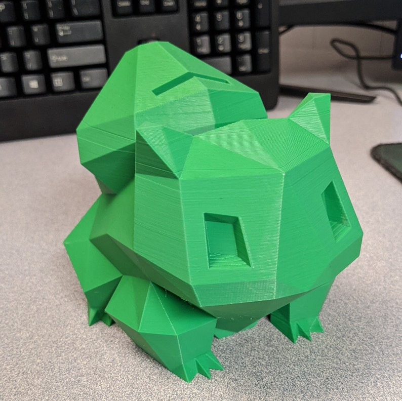 Pokémon Bulbasaur Coin Piggy Bank | Etsy