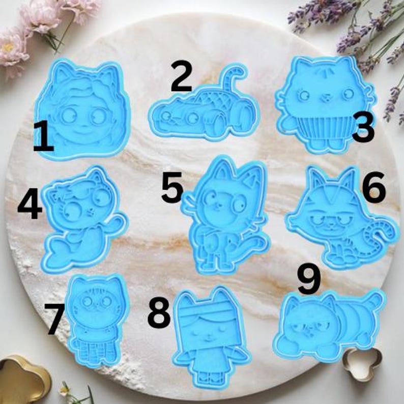 Gabby's Dollhouse Pandy Paws Cookie Cutter, Fondant, Play Dough ...