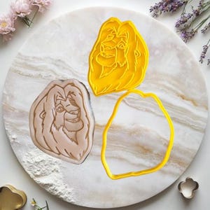 Simba Mufasa Timon Pumba Cookie Cutter Stamp Fondant Play Dough Polymer ...