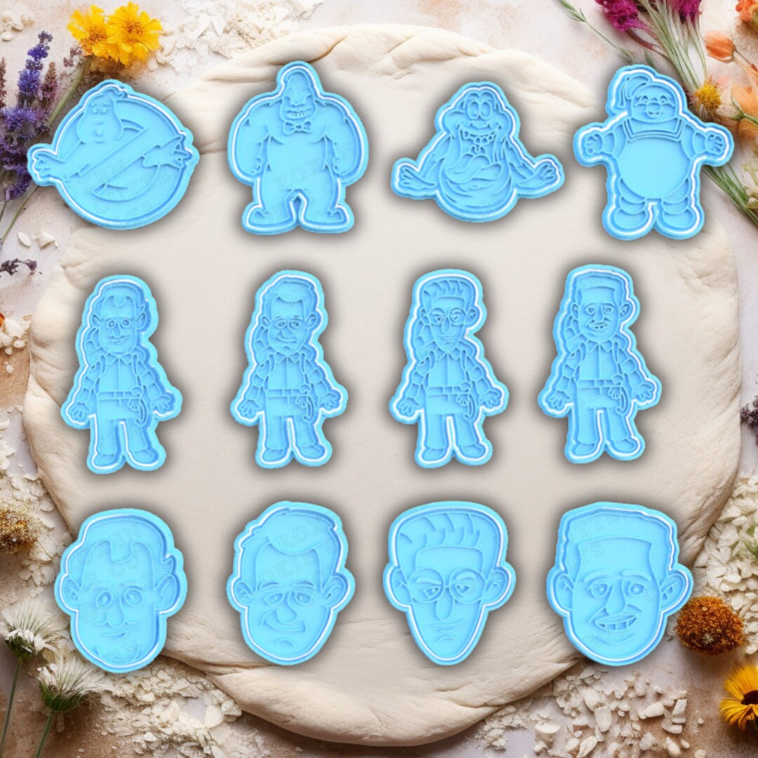 Ghost Buster's Cookie Cutter Fondant Play Dough Polymer Clay Stamp ...