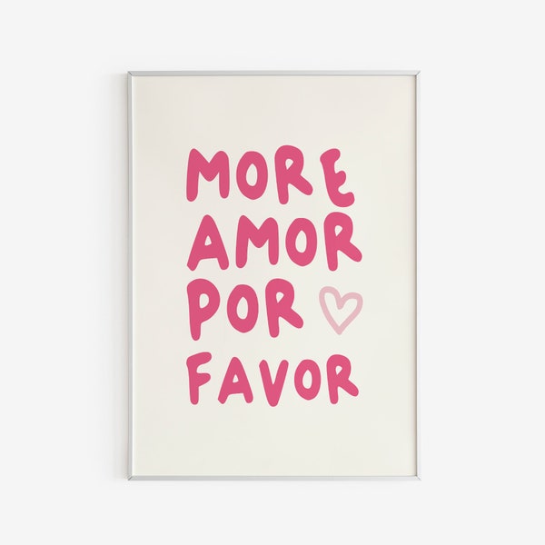 More Amor Wall Art - Etsy