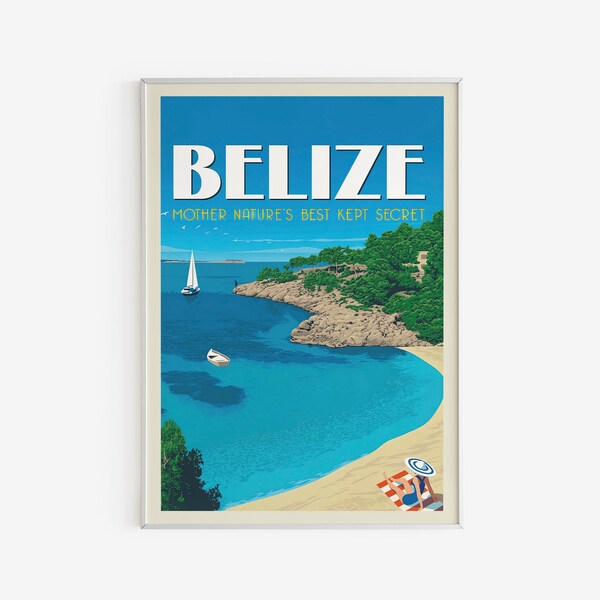 Belize Poster - Etsy