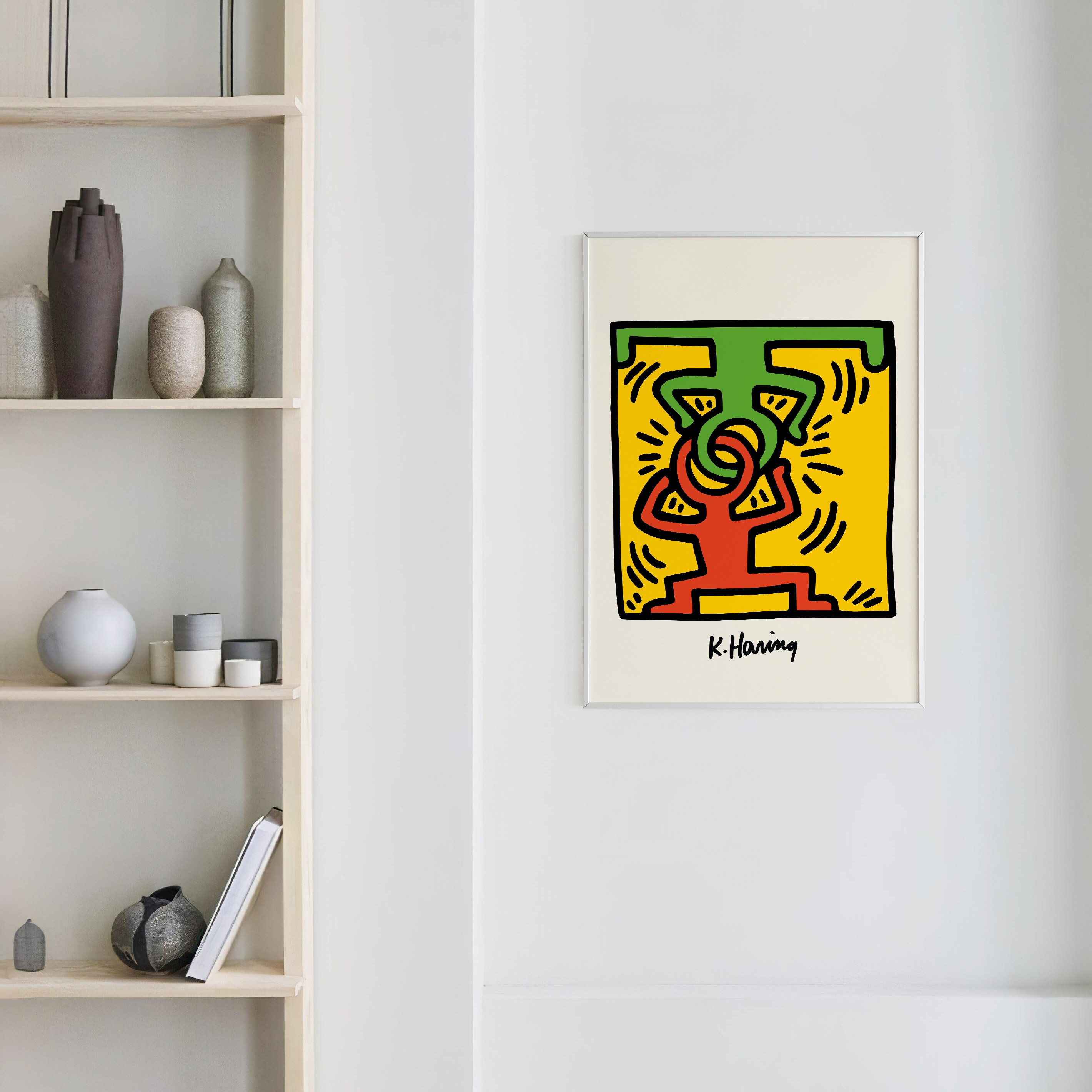 Keith Haring Poster Contemporary Wall Art Pop Art American Artists ...