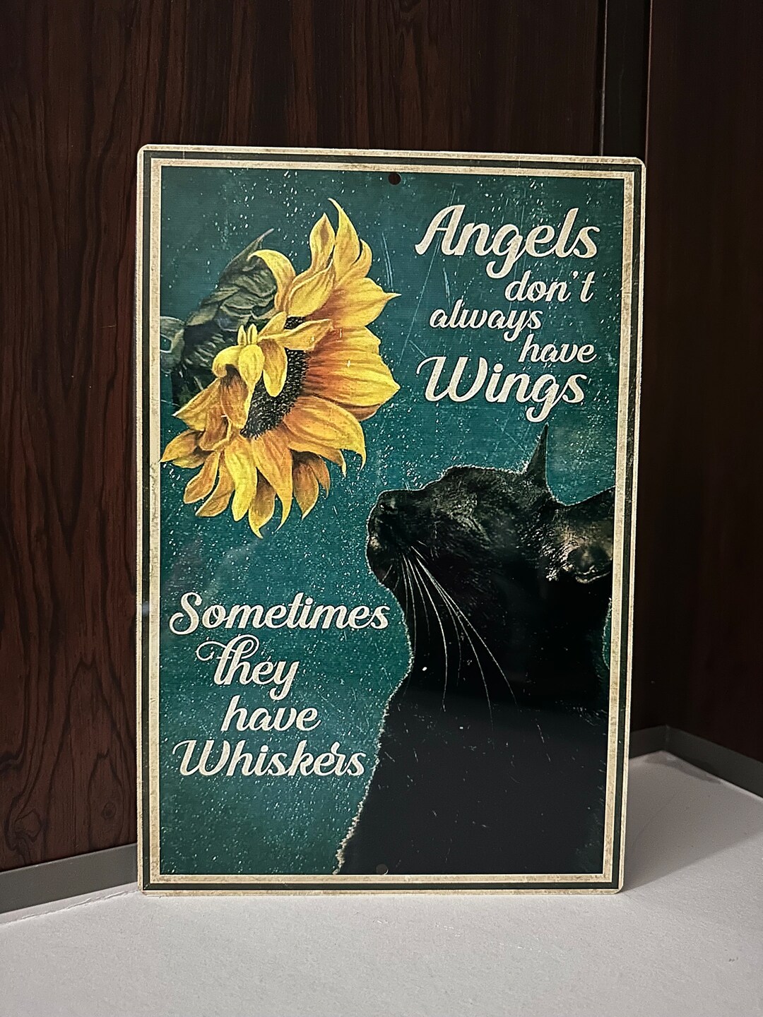 Metal Aluminum Sign - Angels Don't Always Have Wings Sometimes They ...