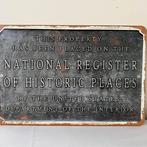 Personalized National Register Plaque for Your Historic Place - Etsy