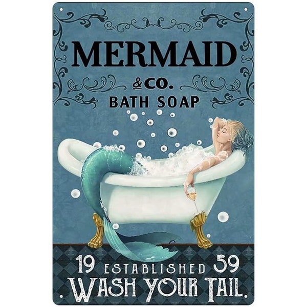 Mermaid Tail Sign - Etsy