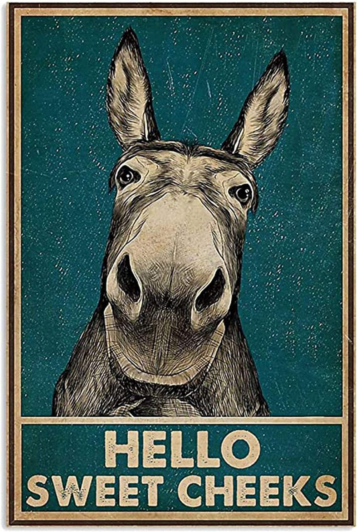 Metal Aluminum Sign - Hello Sweet Cheeks #371 - Etsy