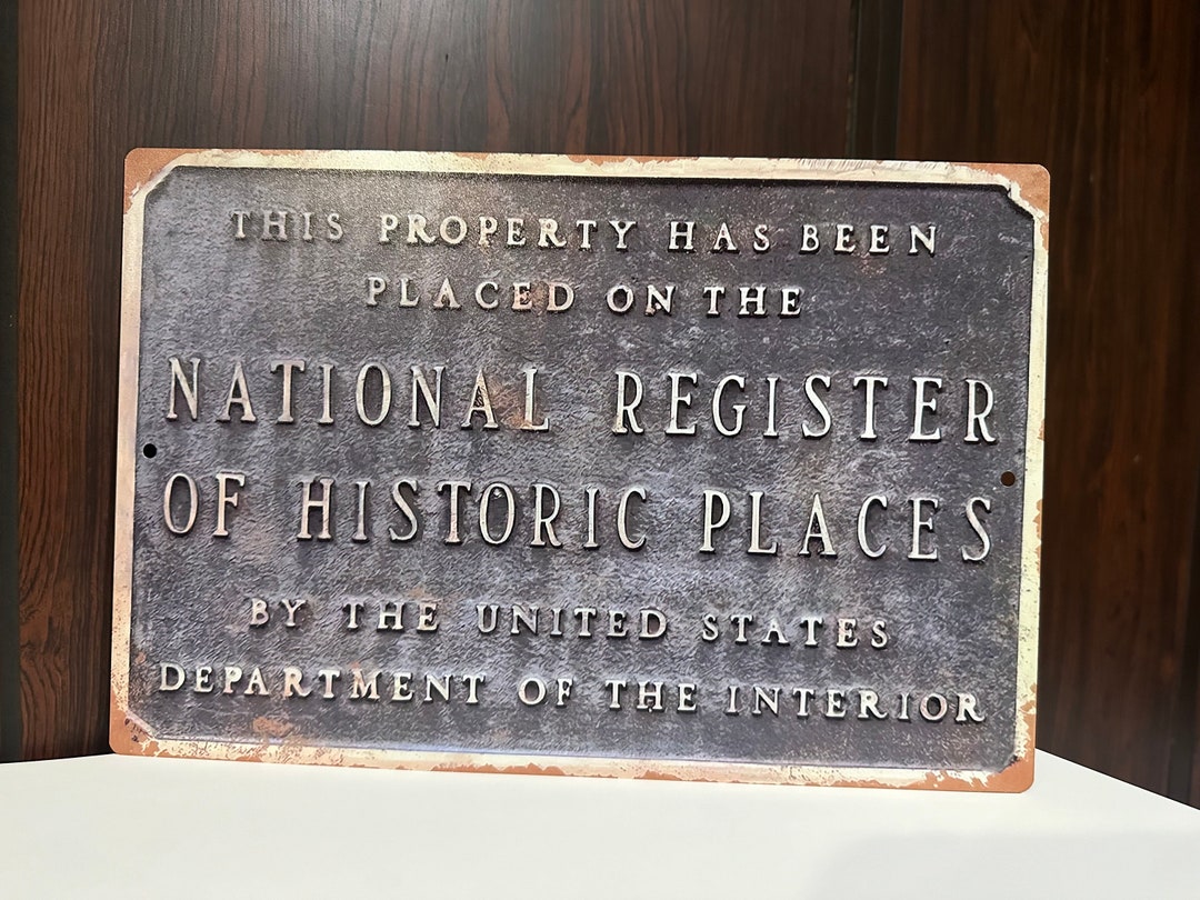 National Register Plaque for Your Historic Place Retro Metal Aluminum ...