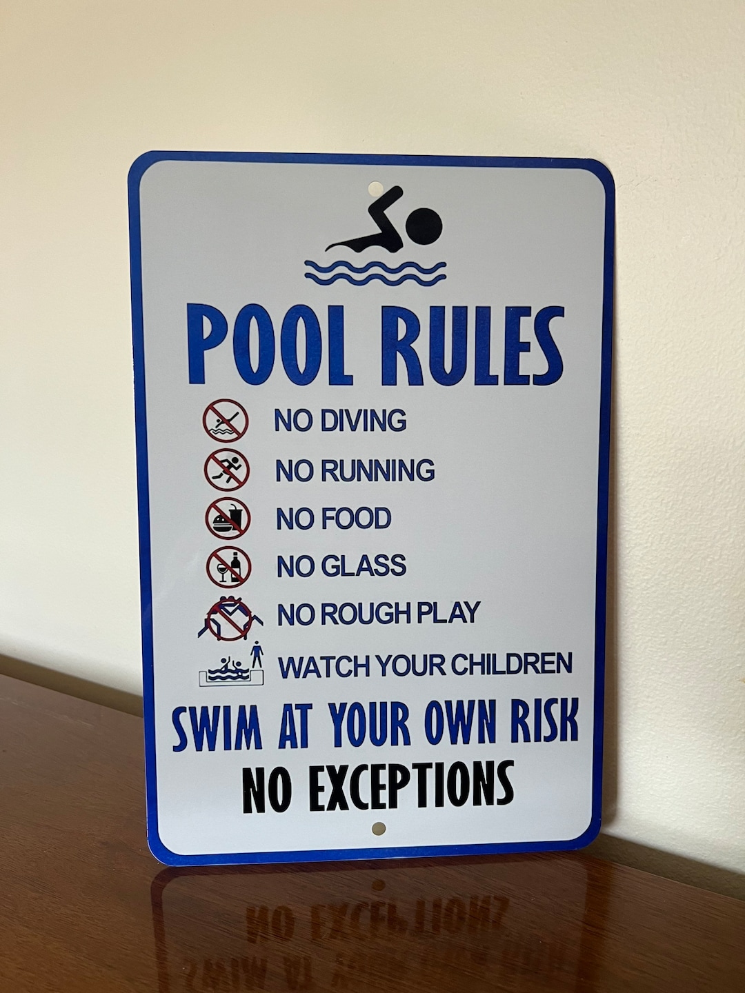 Bord Voor Zwembad Regels Poolmaster Sign For Residential Or Commercial ...