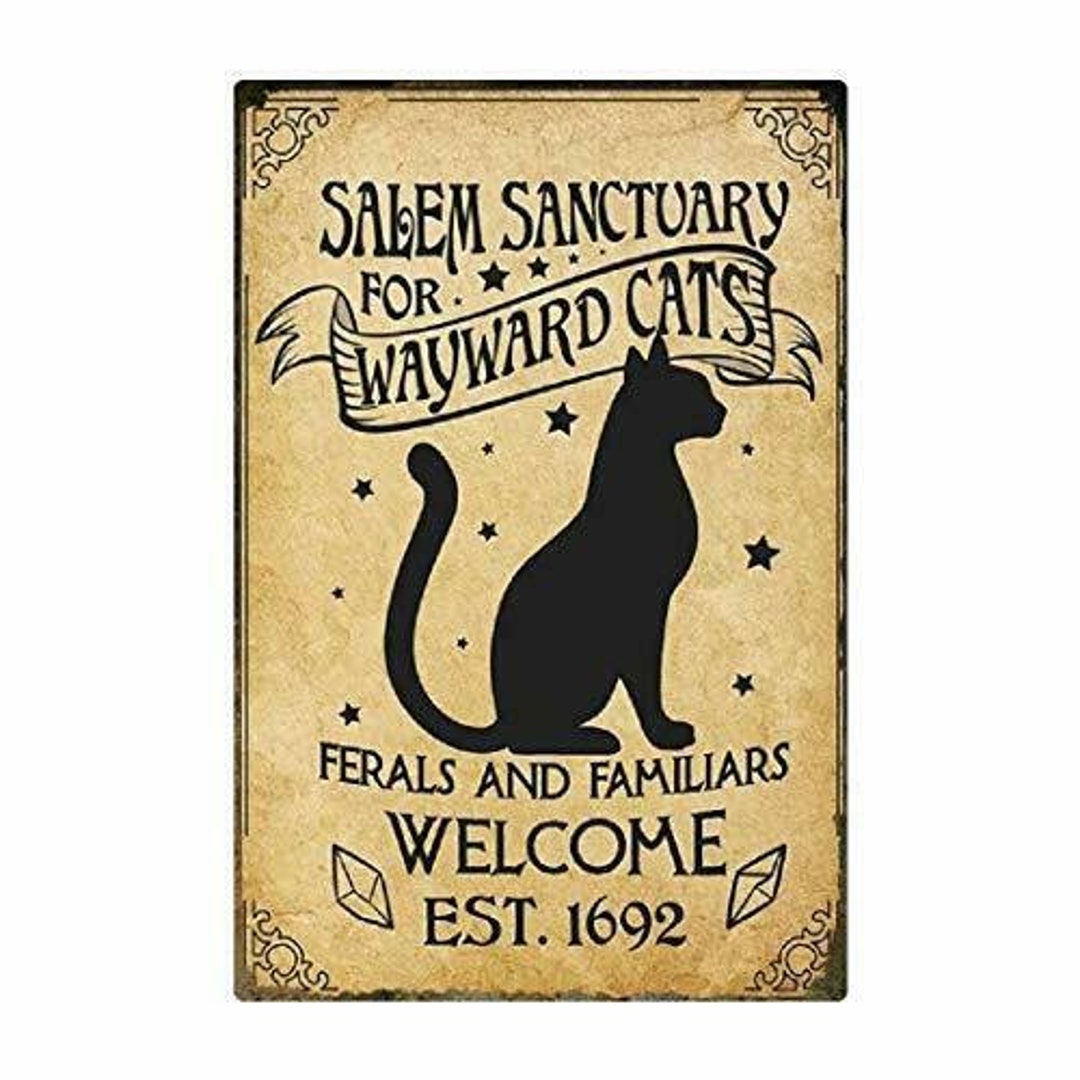 Metal Aluminum Sign - Salem Sanctuary for Wayward Cats #O22 - Etsy
