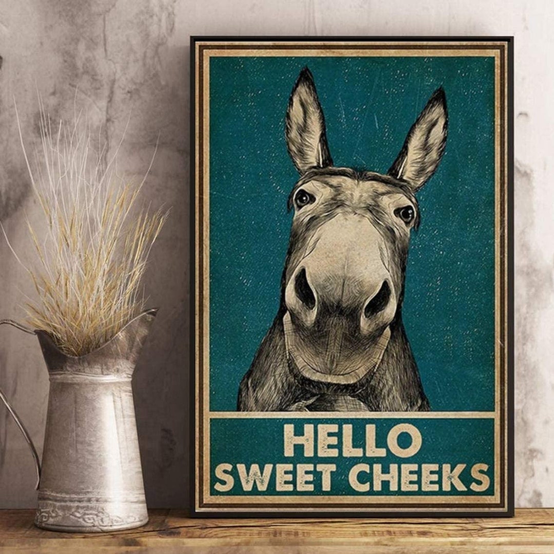 Metal Aluminum Sign - Hello Sweet Cheeks #371 - Etsy